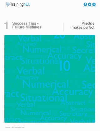 Verbal Reasoning Sample Tests EU EPSO Volume 02 | PDF