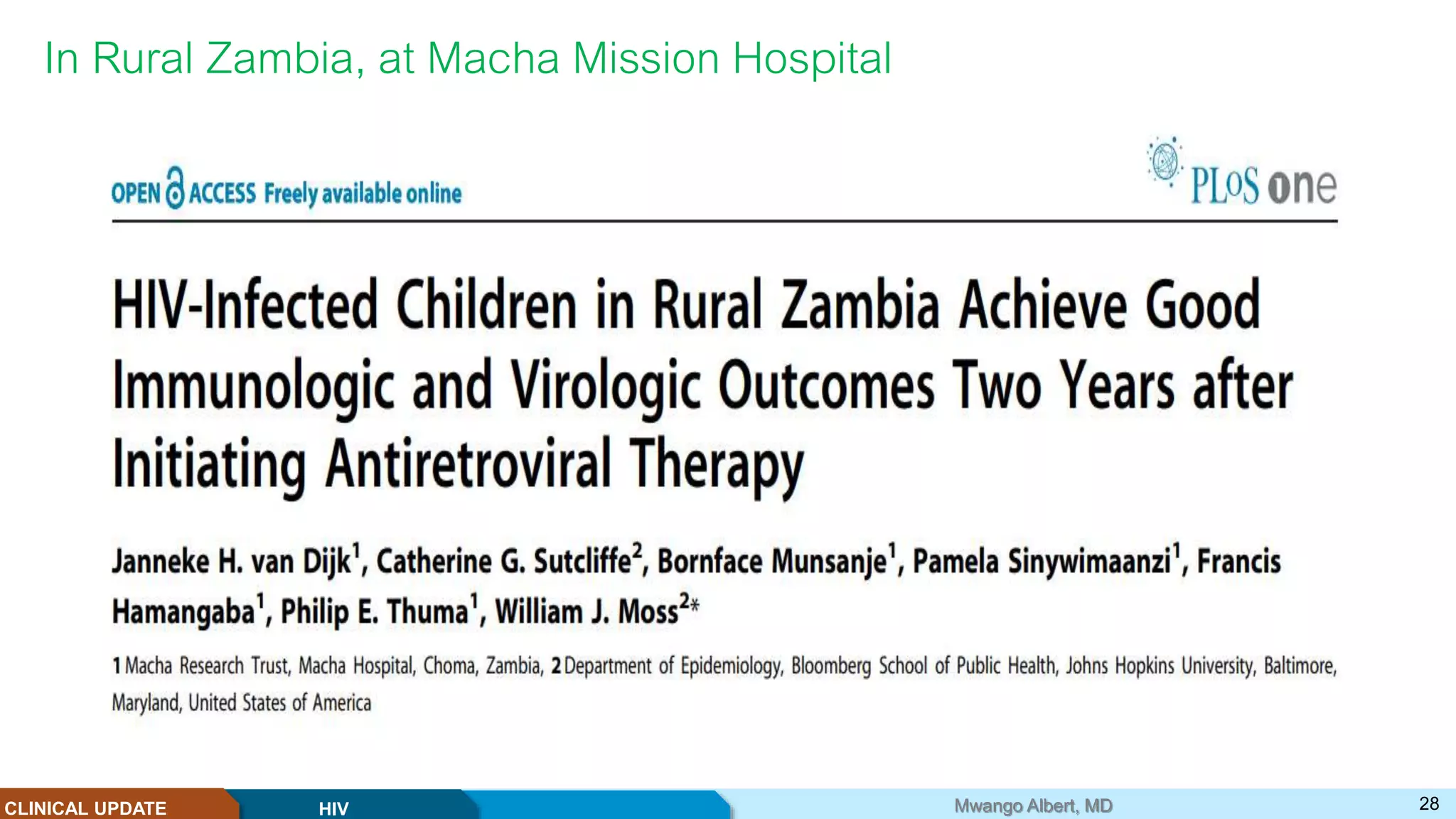 01 viral load testing in zambia | PPTX | Infectious Diseases | Diseases ...