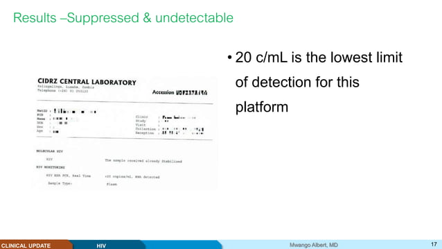 01 viral load testing in zambia | PPTX | Infectious Diseases | Diseases ...