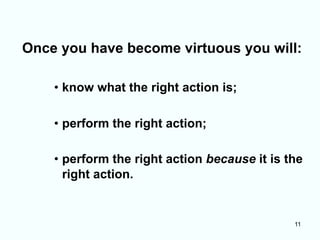 Virtue Ethics PPT University of oxford Department | PDF