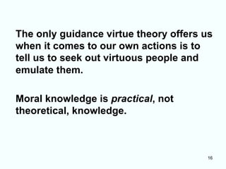 Virtue Ethics PPT University of oxford Department | PDF