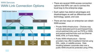 WAN and WAN Concepts common WAN terminology | PDF