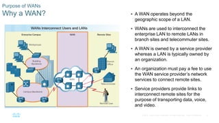 WAN and WAN Concepts common WAN terminology | PDF