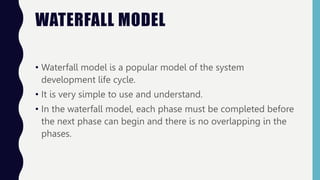 Waterfall Model for Software Development.pptx