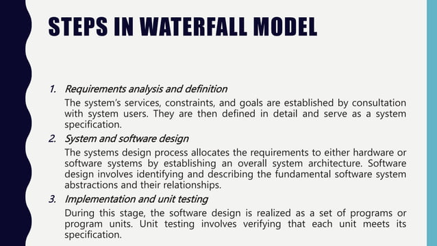 Waterfall Model for Software Development.pptx