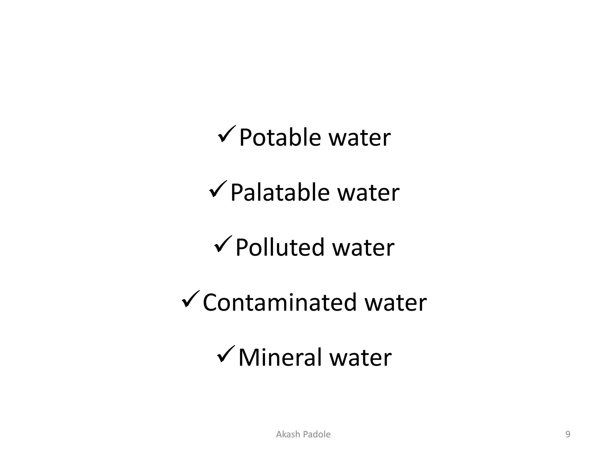 01 Water Resources, Water supply and Distribution system of water | PPTX
