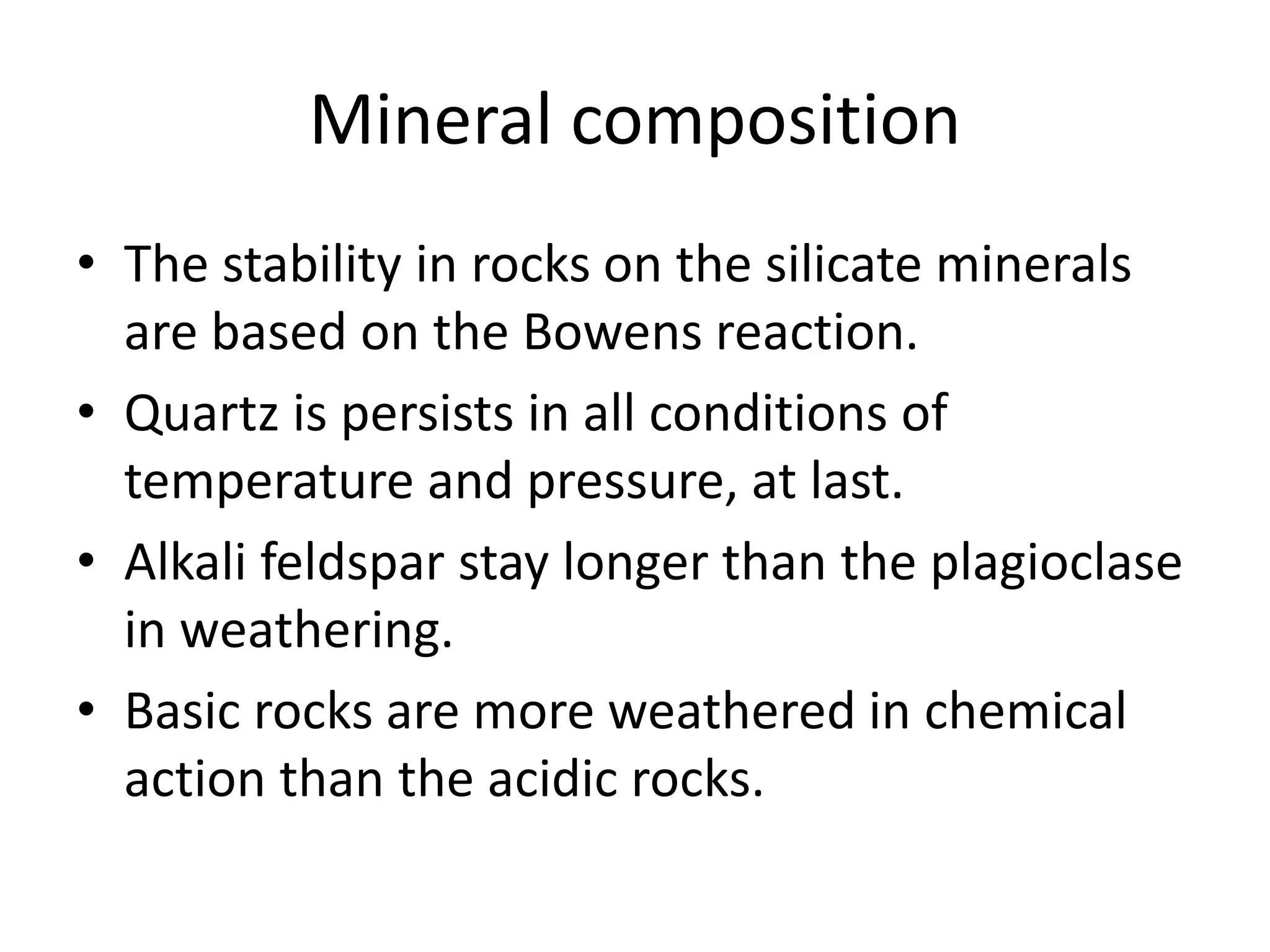 Weathering classification, products & geological features | PPTX