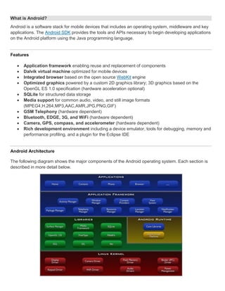 01 what is android | PDF