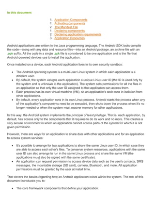 01 what is android | PDF