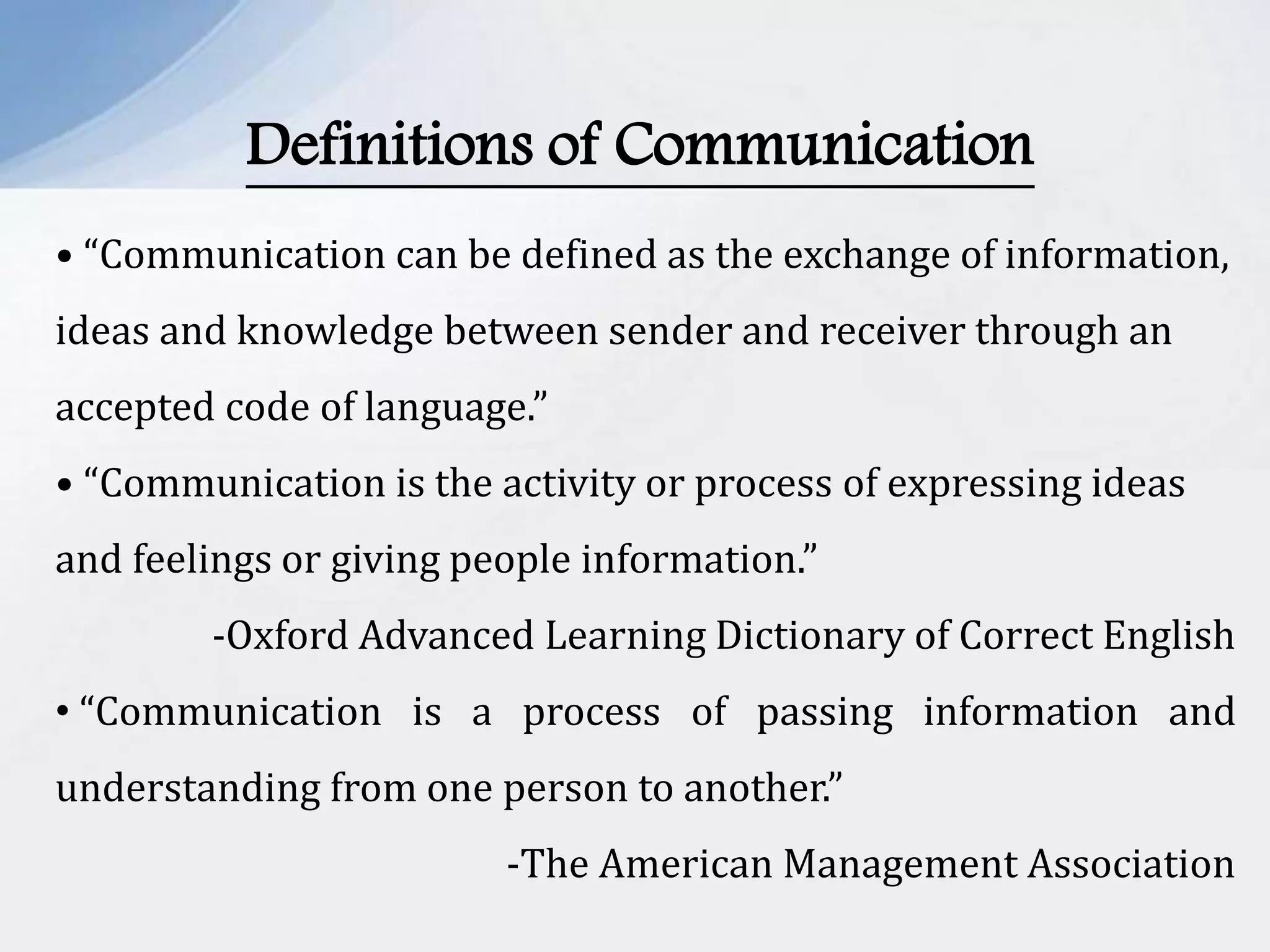 what is communication? | PPTX