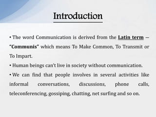 what is communication? | PPT