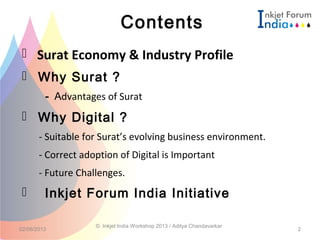 Why Digital ? Why Surat | PPT