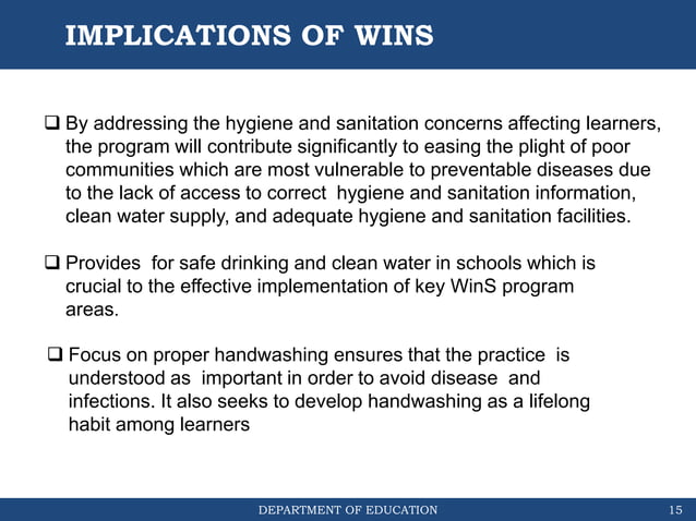 WinS policy module 1 | PPTX | Secondary Education | Education