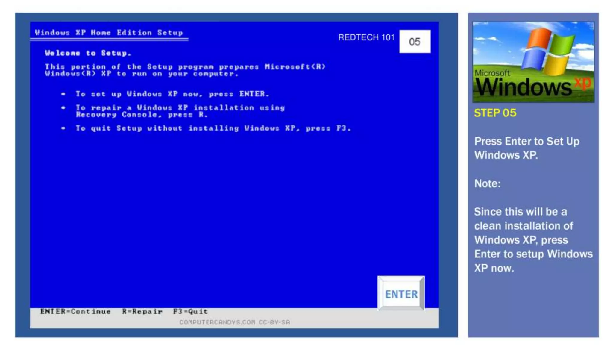 Clean Installation of Windows XP - How to Reformat Computer Windows XP ...