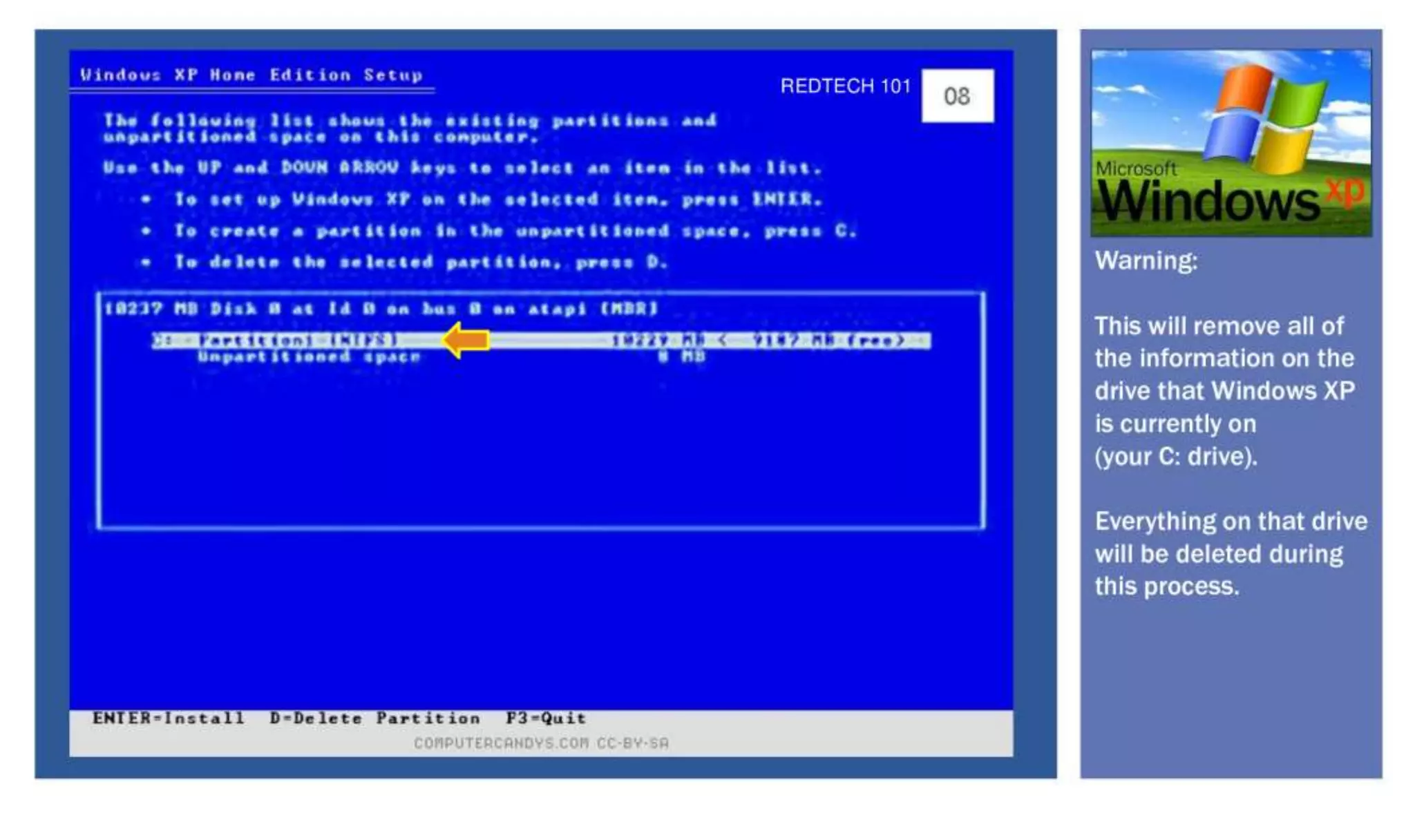 Clean Installation of Windows XP - How to Reformat Computer Windows XP ...