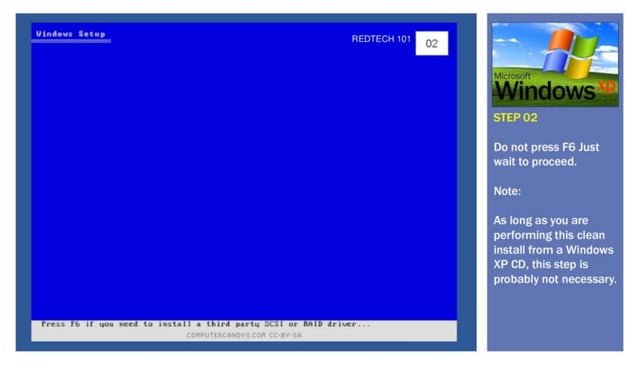 Clean Installation of Windows XP - How to Reformat Computer Windows XP ...