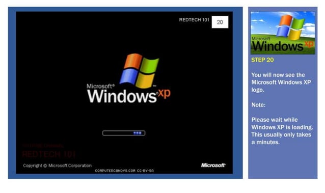 Clean Installation of Windows XP - How to Reformat Computer Windows XP ...