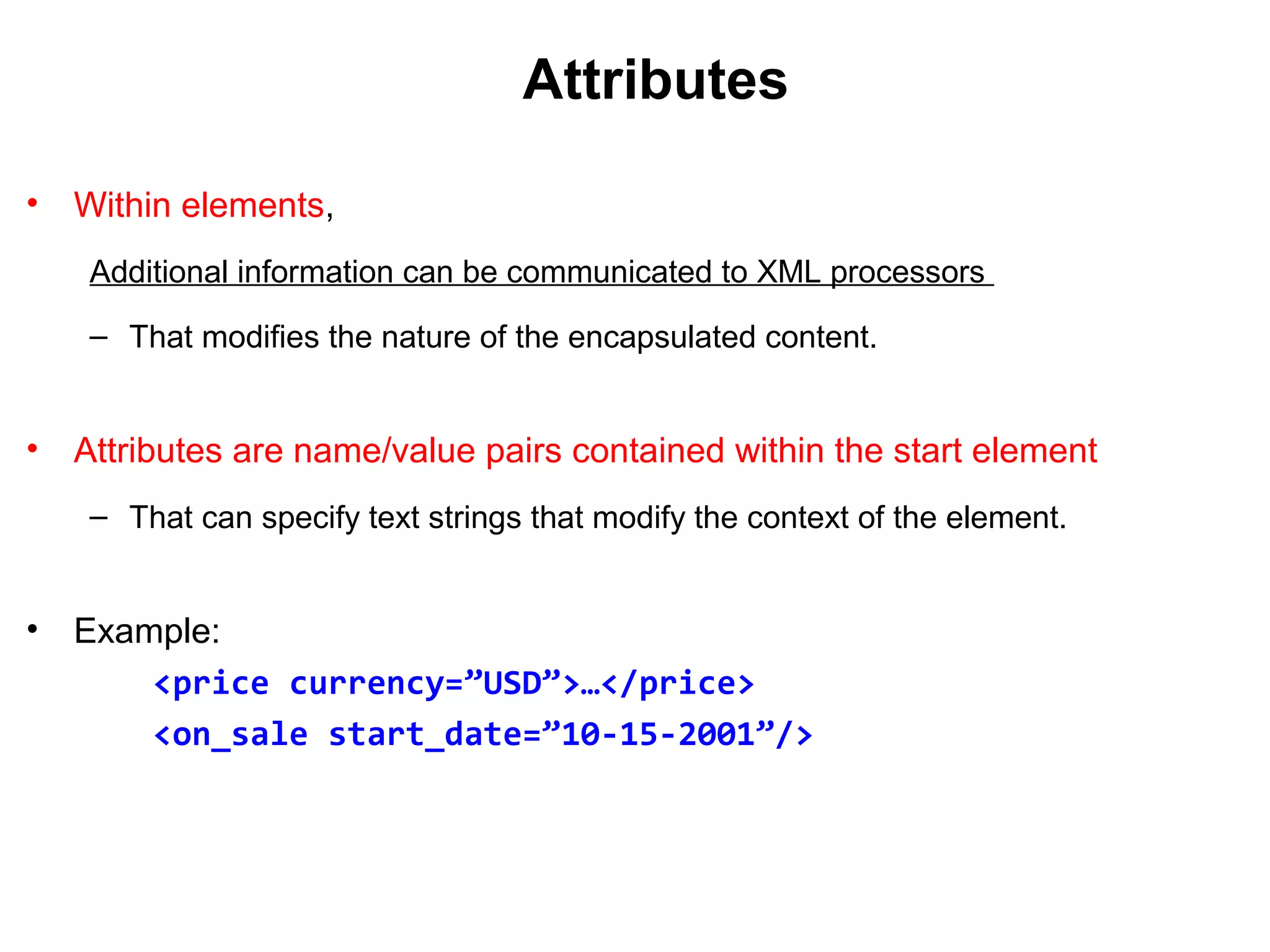 01 xml document structure | PPT
