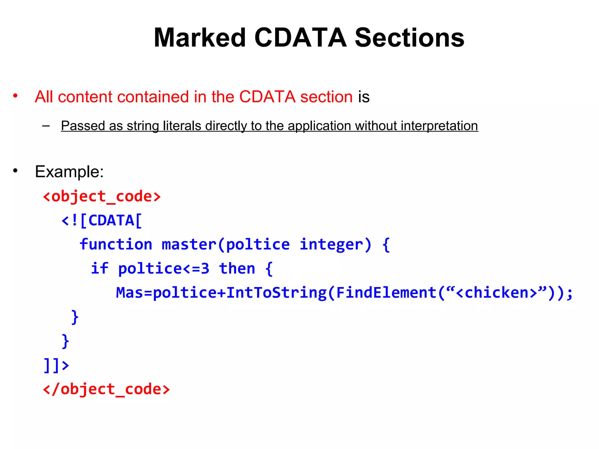 01 xml document structure | PPT