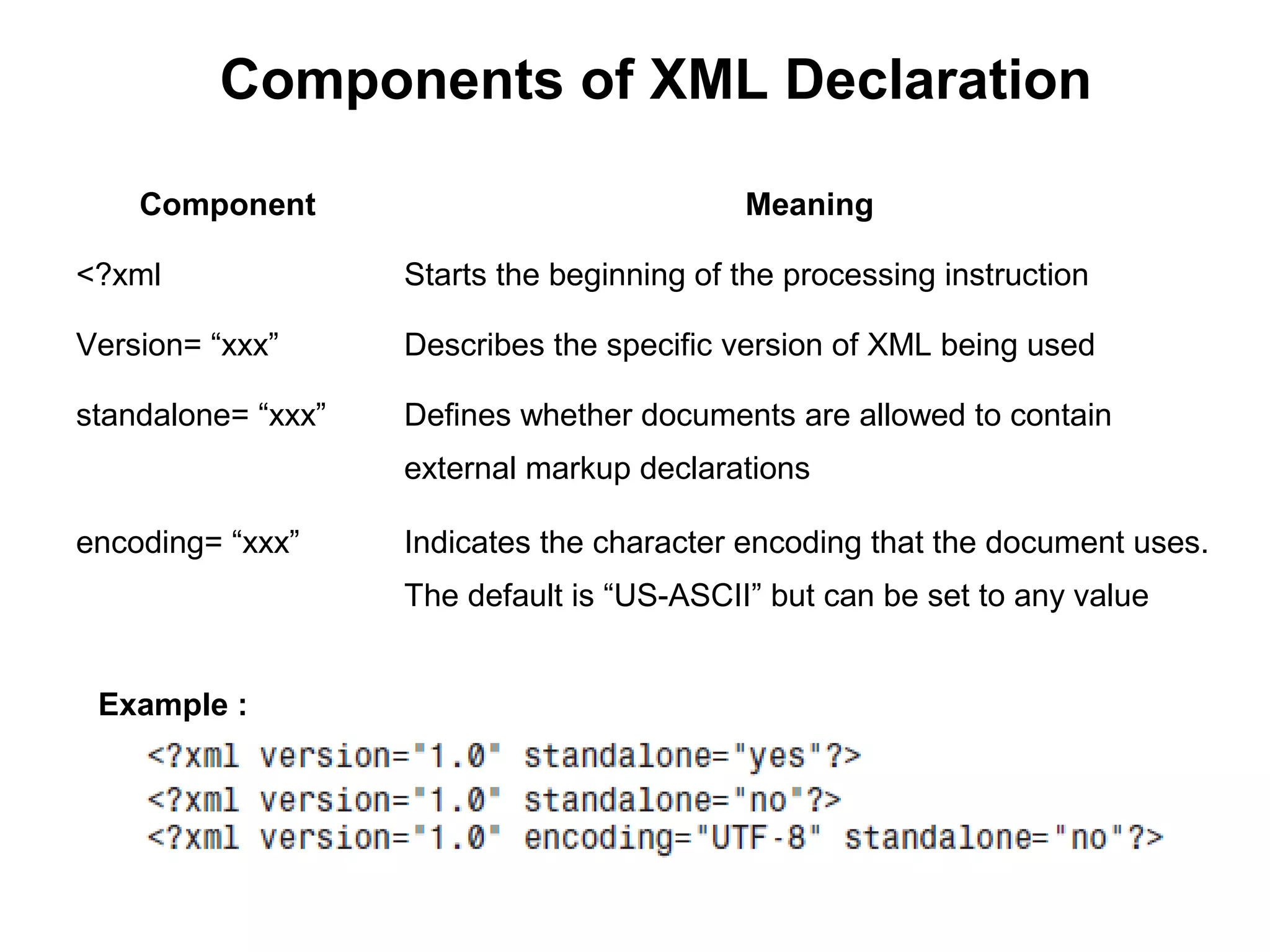 01 xml document structure | PPT