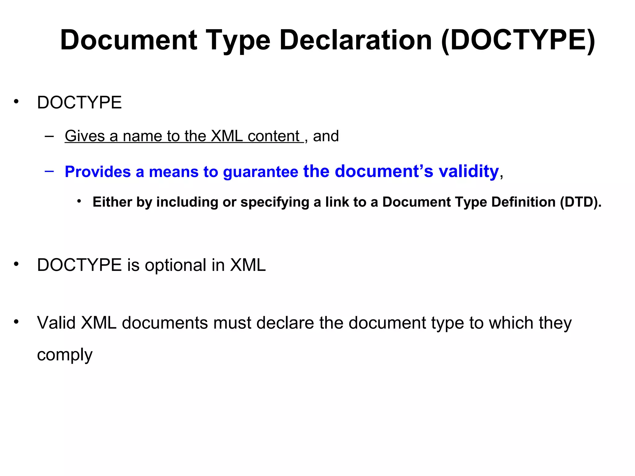 01 xml document structure | PPT