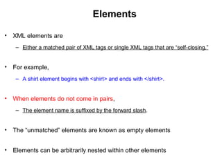 01 xml document structure | PPT