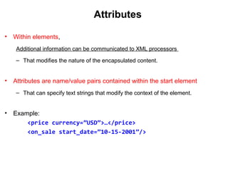 01 xml document structure | PPT