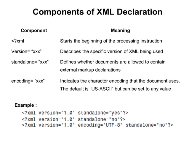 01 xml document structure | PPT