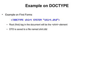 01 xml document structure | PPT