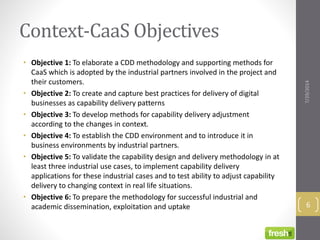 COBI 2014 - An Empirical Evaluation of Capability Modelling using Design Rationale: | PPT