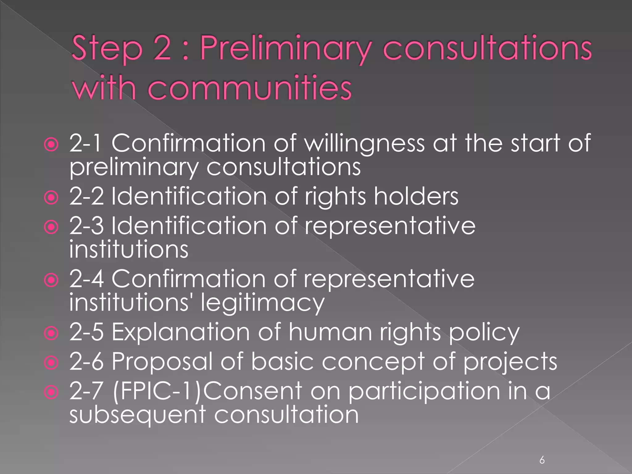 FPIC guideline for REDD+ | PPTX
