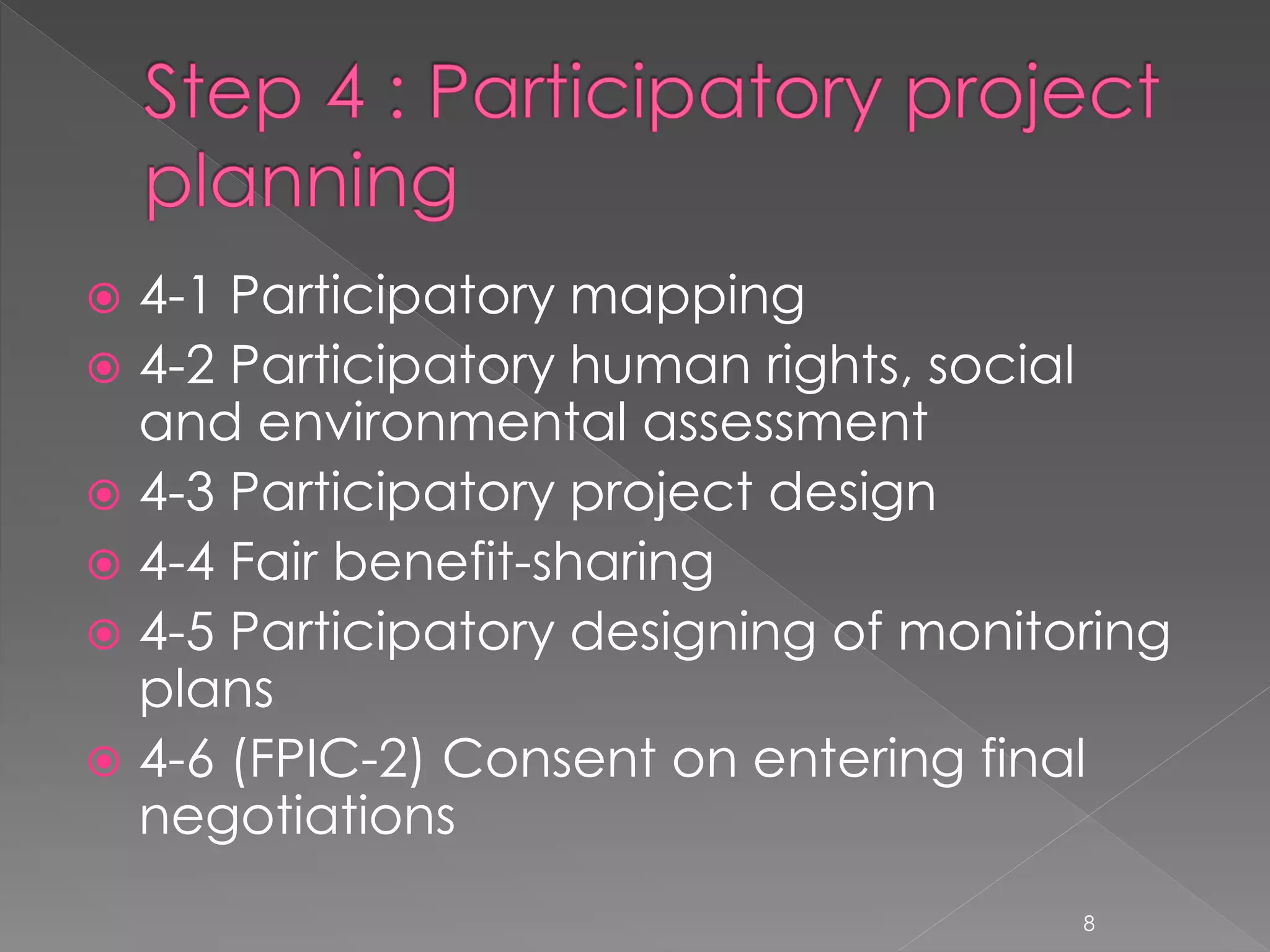 FPIC guideline for REDD+ | PPTX
