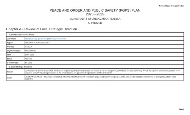 02-popsplansampleformat form2peace and order and public safety plan ...