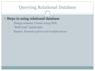 02.02 querying relational database | PPTX | Databases | Computer ...