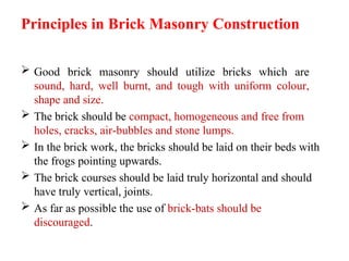 Civil Engineering Brick & Stone masonry.pptx | Geology | Science