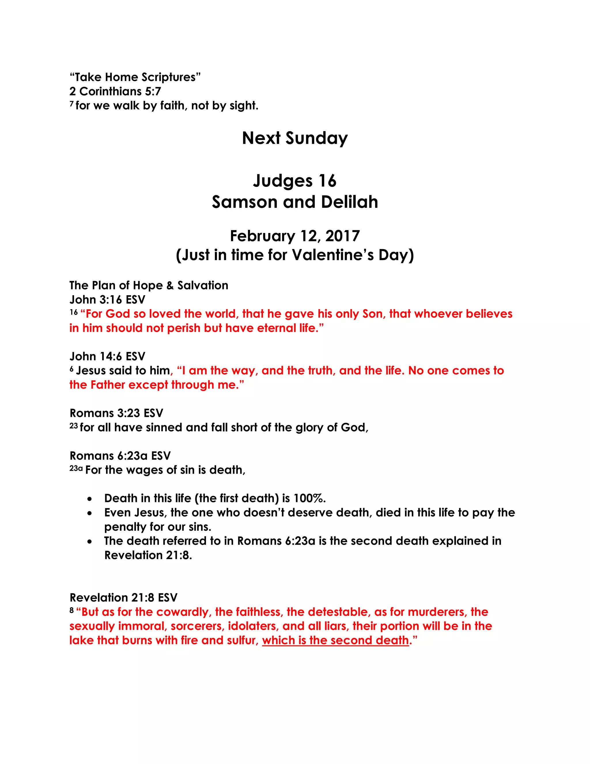 02-05-17, Judges 6, Gideon; The Timid Warrior | PDF