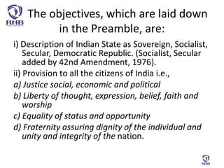 02 08-2018 unit-2 BBAThe constitution of india preamble | PPTX