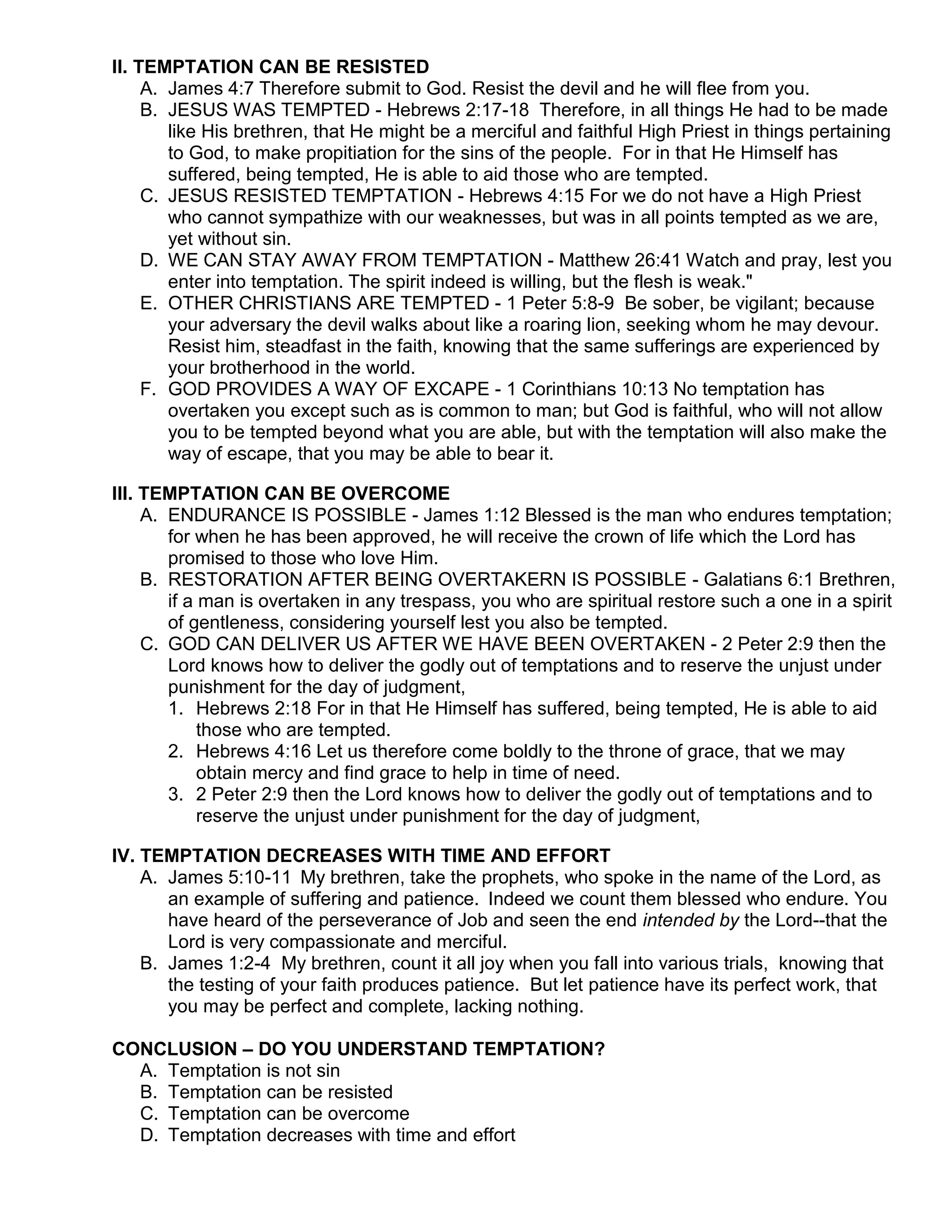 understanding temptation | DOCX