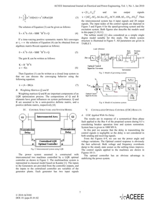 Centralized Optimal Control for a Multimachine Power System Stability Improvement Using Wave ...