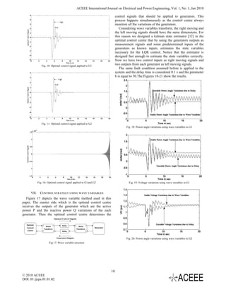 Centralized Optimal Control for a Multimachine Power System Stability Improvement Using Wave ...