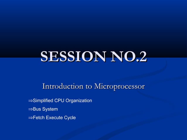 Microprocessor systems (4) | PPT