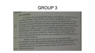 Reading Materials | PPT