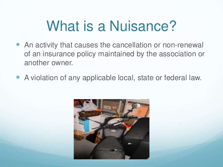 Dealing With Nuisance Violations