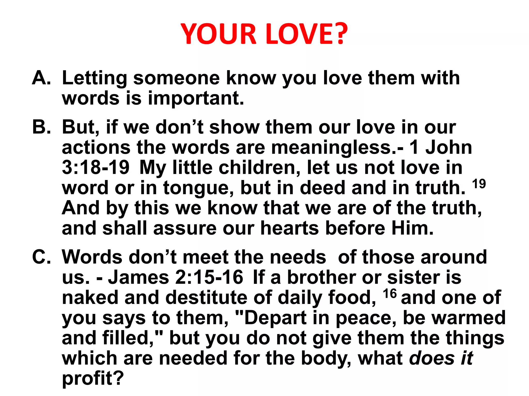 ten ways to show your love! | PPTX