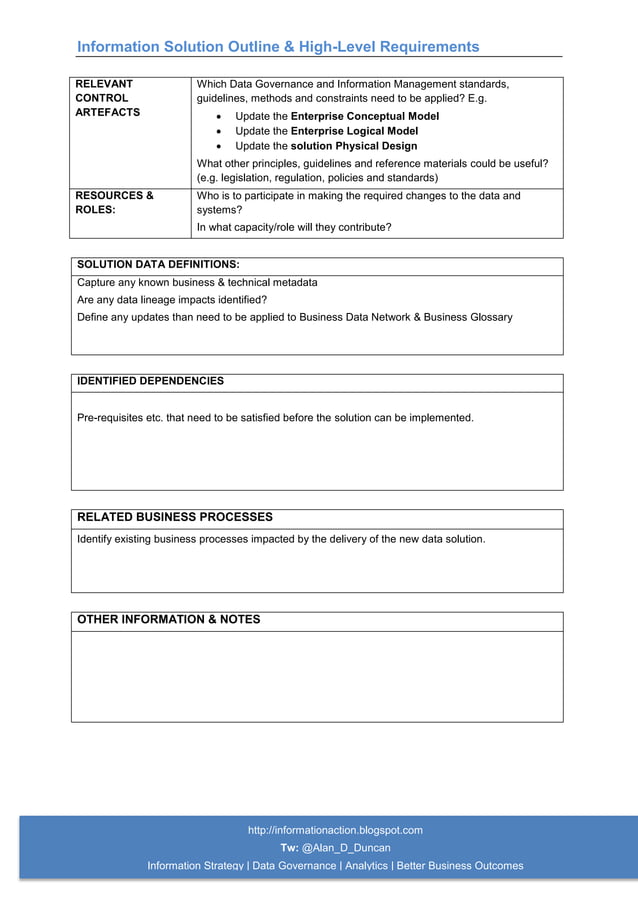 02. Information solution outline template | DOCX | IT and Internet ...