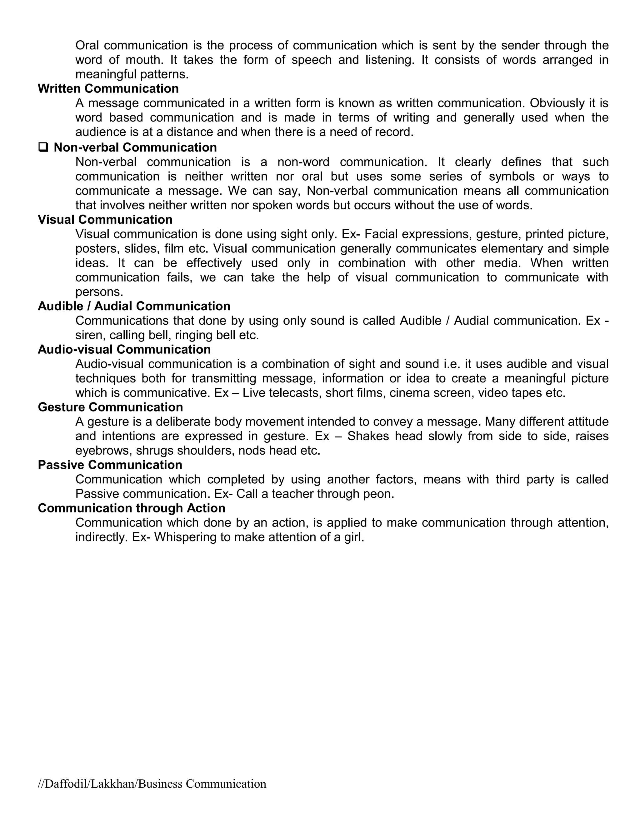 02. types of communication | DOC