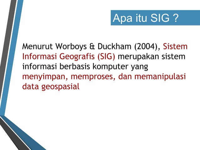 02 Pengantar SIG | PPT