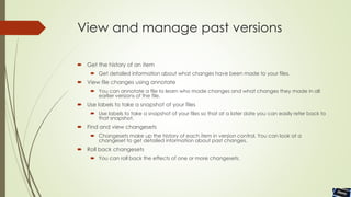 TFS Source Control Management | PPT