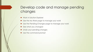 TFS Source Control Management | PPT