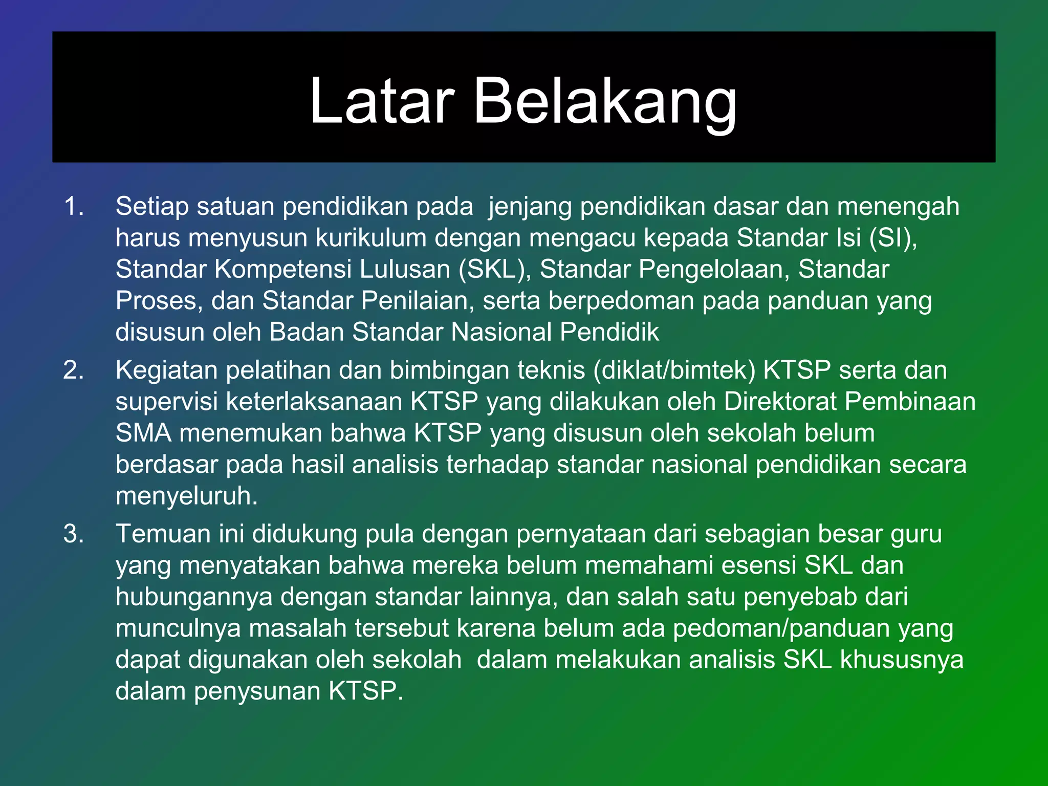 02. analisis skl | PPT